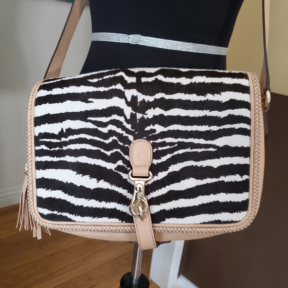 Gucci | Bags | Gucci Beige Leather And Zebra Pony Hair Messenger | Poshmark